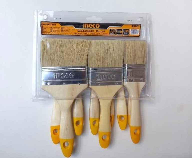 Set Brochas Sintéticas , 1 A 4 Pulgadas Ingco , 9 Unidades – Ferretodo ...